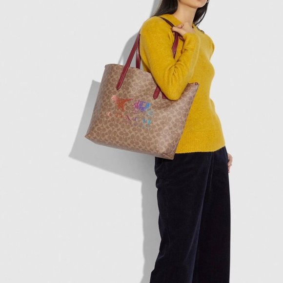 Coach | Bags | Coach Signature Rexy And Horse Carriage Tote Bag Limited ...